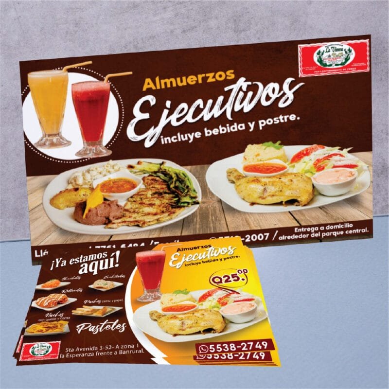 Volantes publicitarios - Centro de Impresion Grafica PdP